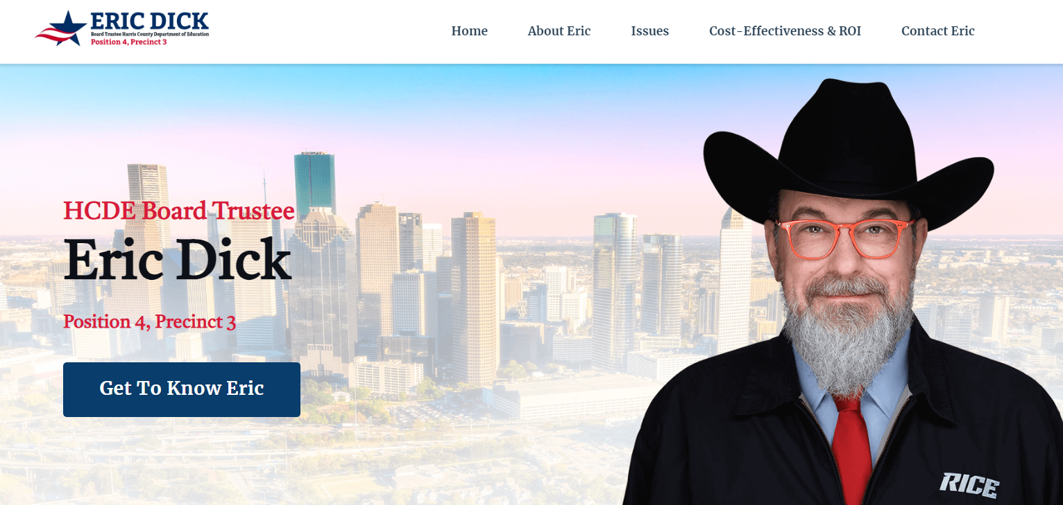 Eric Dick :: HCDE Board Trustee